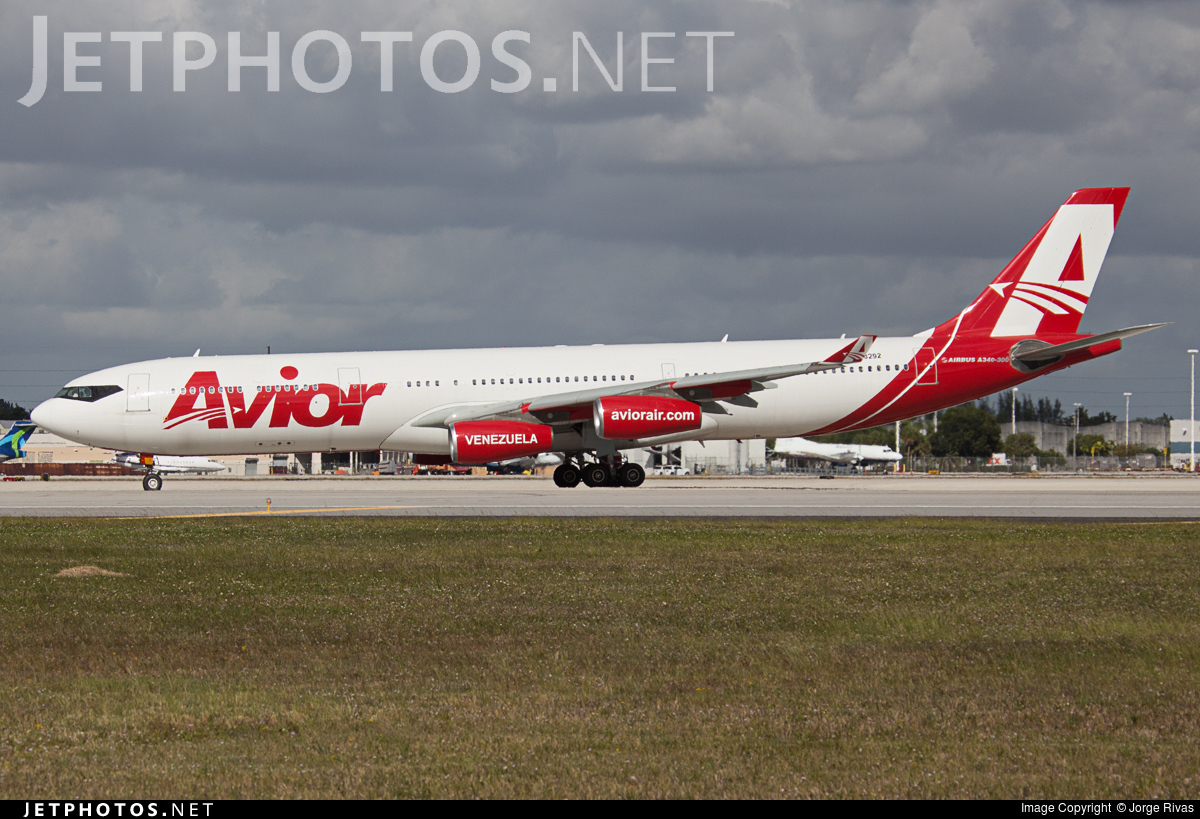 YV3292 | Airbus A340-313X | Avior Airlines | JetPhotos
