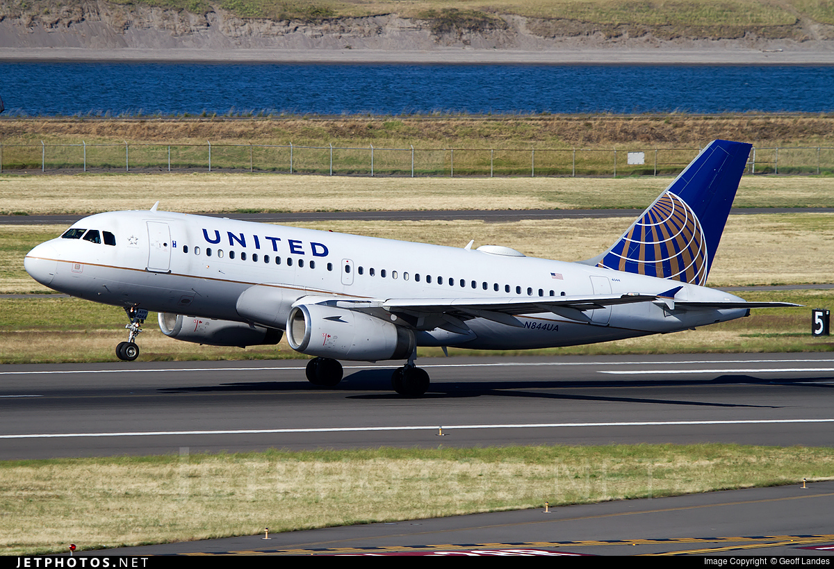 N844UA | Airbus A319-131 | United Airlines | JetPhotos