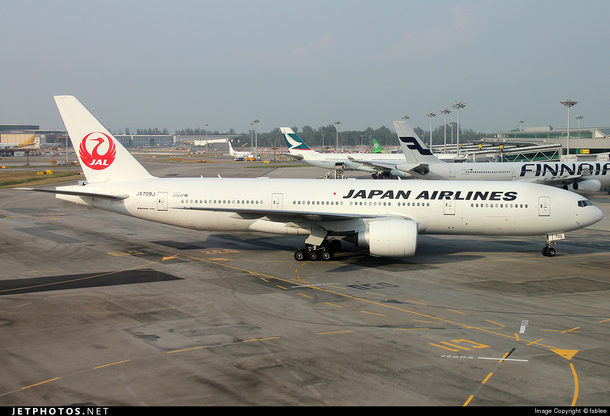 JA709J | Boeing 777-246(ER) | Japan Airlines (JAL) | JetPhotos